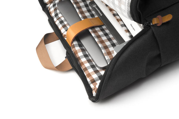 Booq Well-Designed Daypack MacBook Backpack, Black-Tan - booqbags